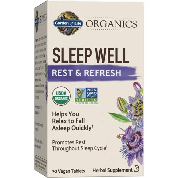 GARDEN OF LIFE Mykind Organics Herbal Sleep Well 30 Tablets - One-color