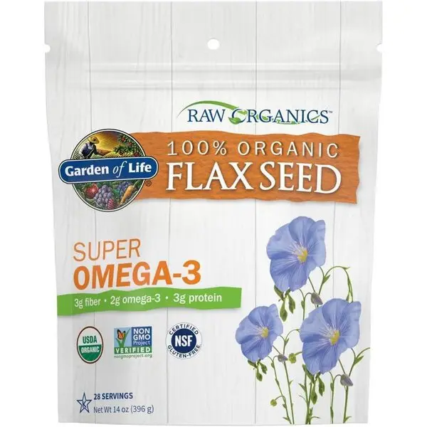 GARDEN OF LIFE Raw Organics Flax Seed 396 Grams - One-color