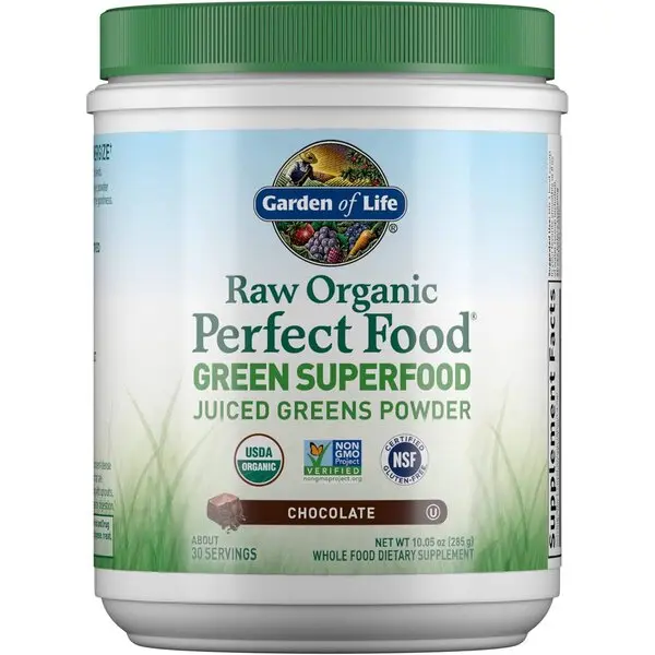 GARDEN OF LIFE Perfect Food Raw-real Raw Chocolate Cacao Powder 285 Grams - One-color
