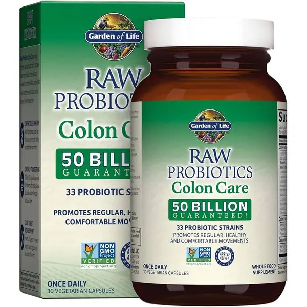GARDEN OF LIFE Raw Probiotics Colon Care 30 Capsules - One-color