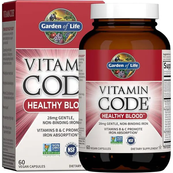 GARDEN OF LIFE Vitamin Code Healthy Blood 60 Capsules - One-color