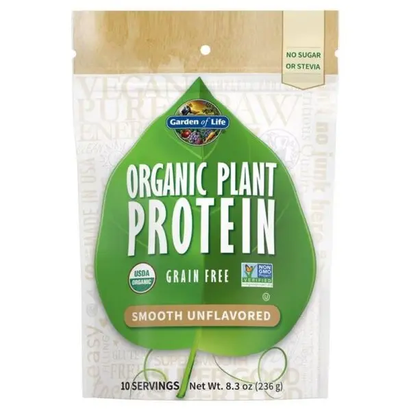 GARDEN OF LIFE Organic Plant Protein Unflavored 236 Grams - One-color