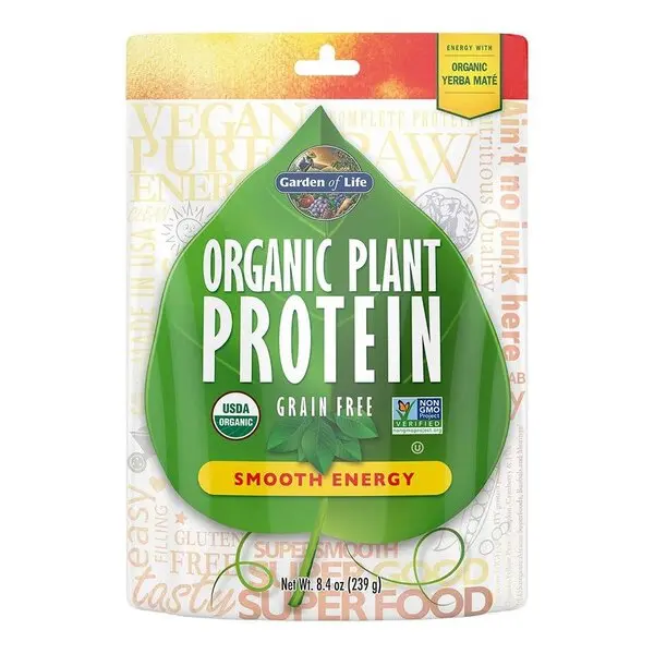 GARDEN OF LIFE Organic Plant Protein Energy Powder 239 Grams - One-color