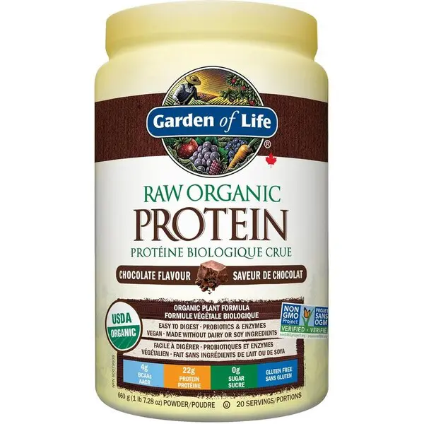 GARDEN OF LIFE Raw Organic Protein Real Raw Chocolate 660 Grams - One-color