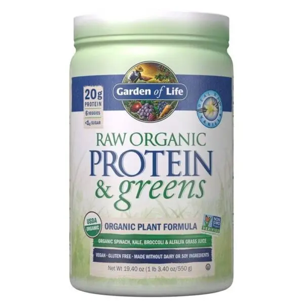 GARDEN OF LIFE Raw Protein And Greens Vanilla Powder 548 Grams - One-color