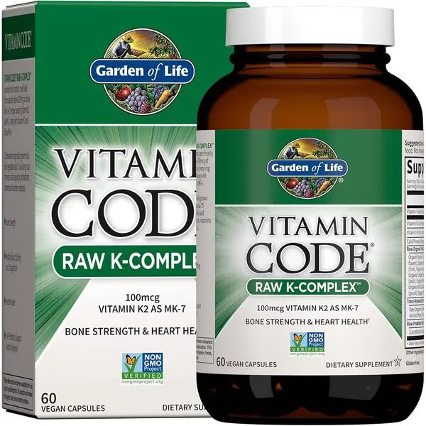 GARDEN OF LIFE Vitamin Code Raw K-complex 60 Capsules - One-color