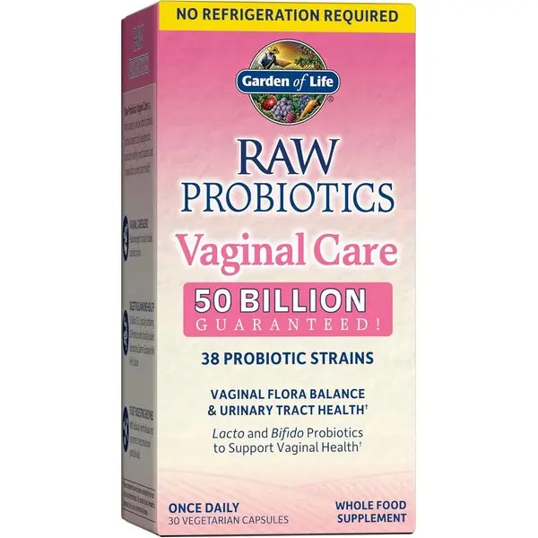 GARDEN OF LIFE Raw Probiotics Vaginal Care Shelf-stable 30 Capsules - One-color