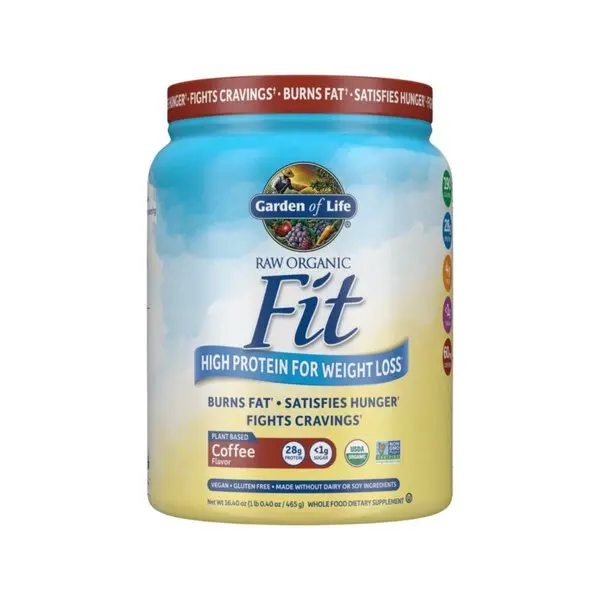 GARDEN OF LIFE Raw Fit Coffee Protein 454 Grams - One-color