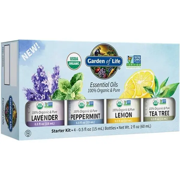 GARDEN OF LIFE Organic Essential Oil Starter Kit Kit - One-color