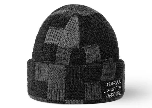 LOUIS VUITTON Crush Damoflage Beanie - Black Damoflage