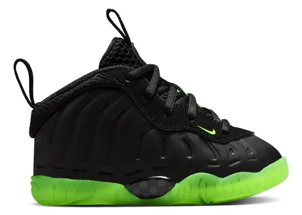 Nike Little Posite One Sneakers - Black/volt
