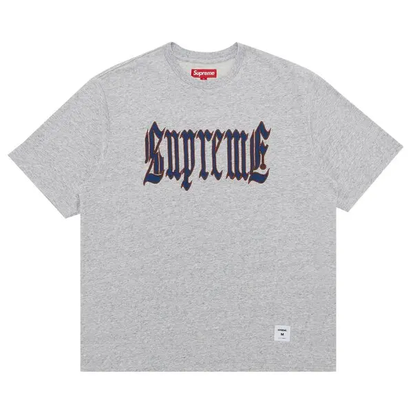 Supreme Old English Short-sleeve Top 'heather - Grey