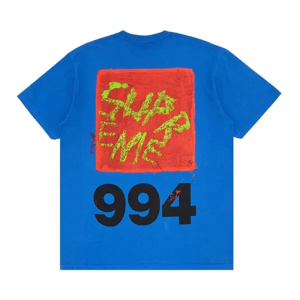 Supreme Paint Tee 'royal - Blue