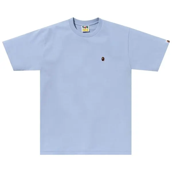 A BATHING APE Ape Head One Point Tee 'sax - Blue