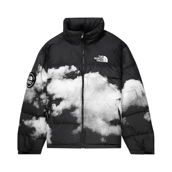 The North Face Printed 92 Retro Anniversary Nuptse Jacket - Black