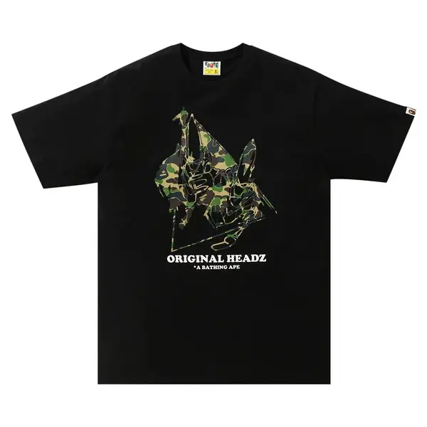 A BATHING APE Unkle Pointman Logo Tee - Black