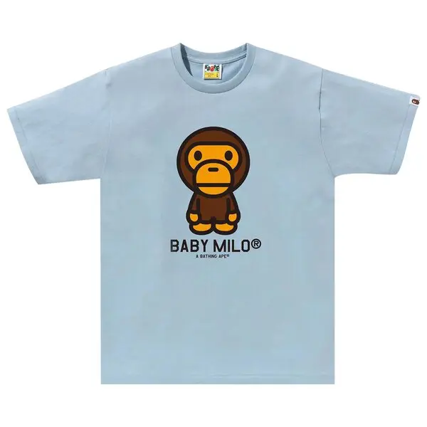 A BATHING APE Baby Milo Tee 'sax - Blue