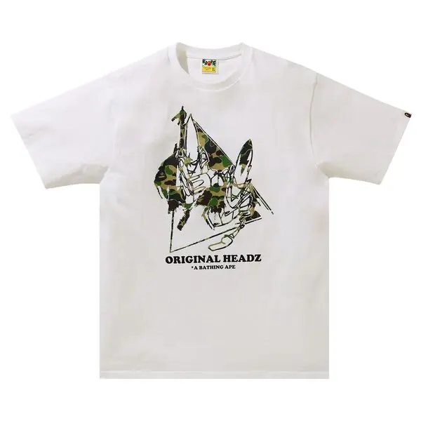 A BATHING APE Unkle Pointman Logo Tee - White