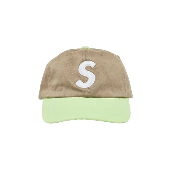 Supreme 2-tone S Logo 6-panel Cap - Tan