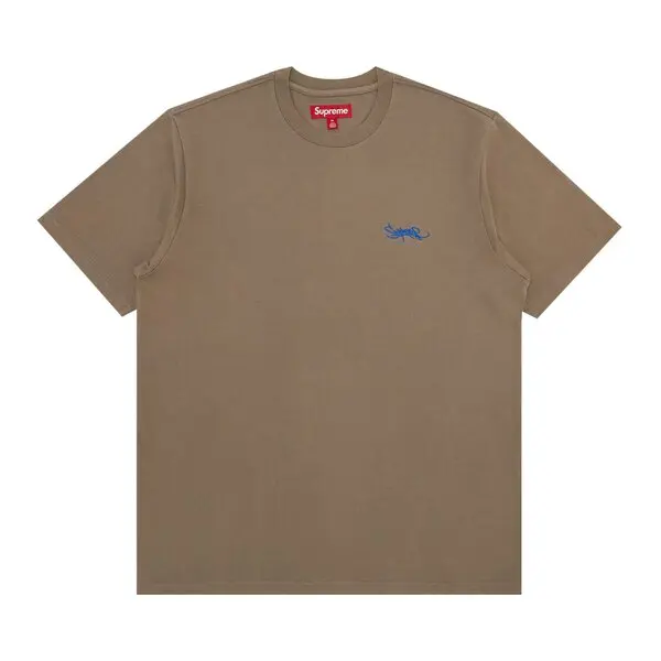 Supreme Washed Tag Short-sleeve Top 'dark