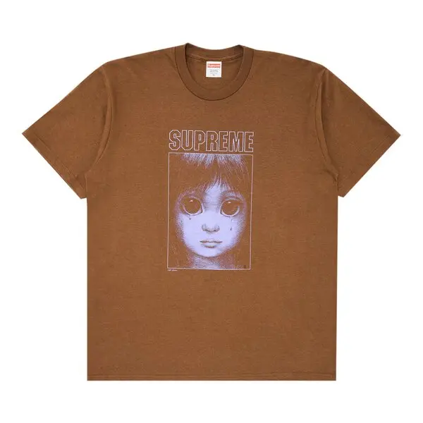 Supreme Margaret Keane Teardrop Tee - Brown