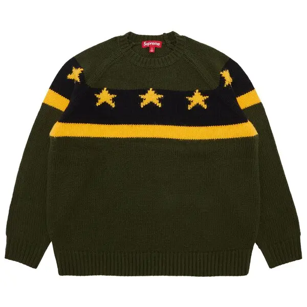 Supreme Stars Sweater - Green