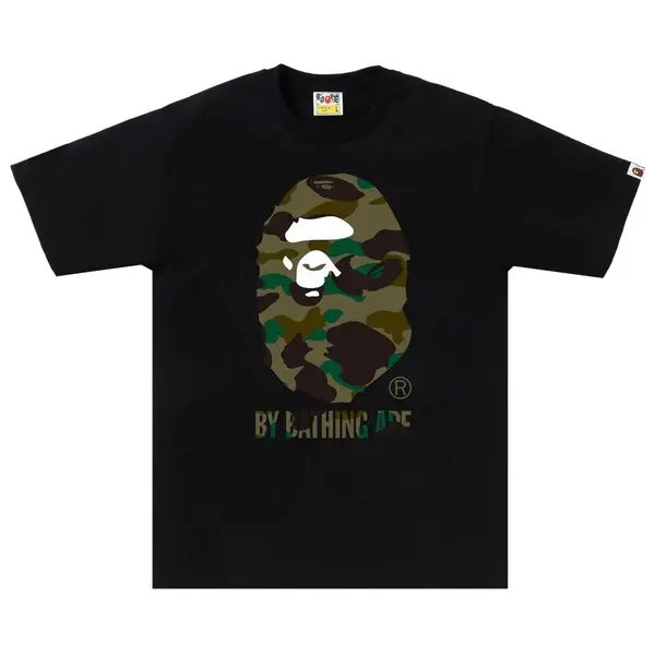 A BATHING APE 1st Camo Bathing Ape Tee /green - Black