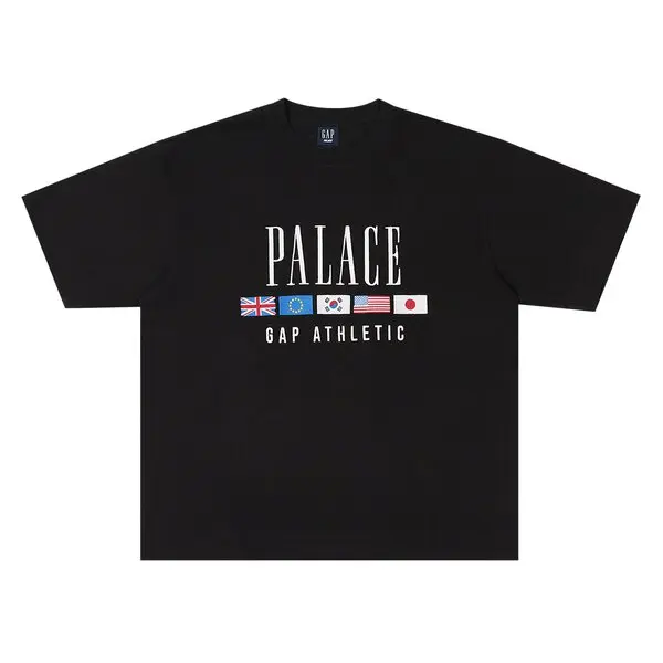 PALACE X Gap Heavy Jersey T-shirt - Black