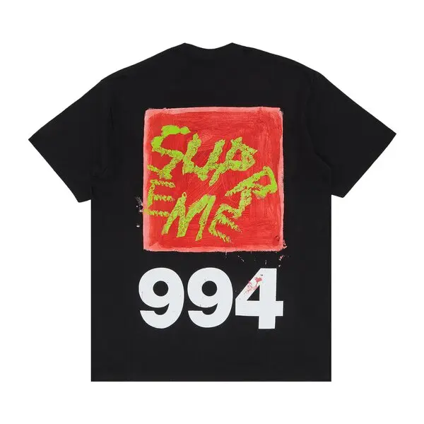 Supreme Paint Tee - Black
