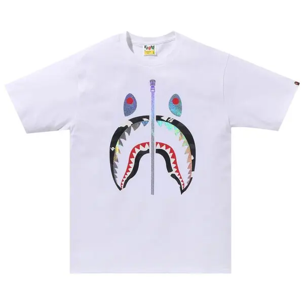 A BATHING APE City Camo Shark Tee /black - White
