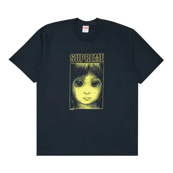 Supreme Margaret Keane Teardrop Tee 'navy - Blue