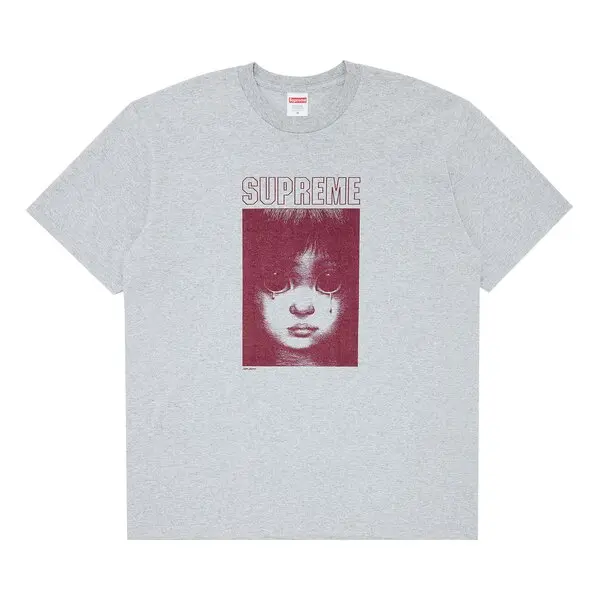 Supreme Margaret Keane Teardrop Tee 'heather - Grey