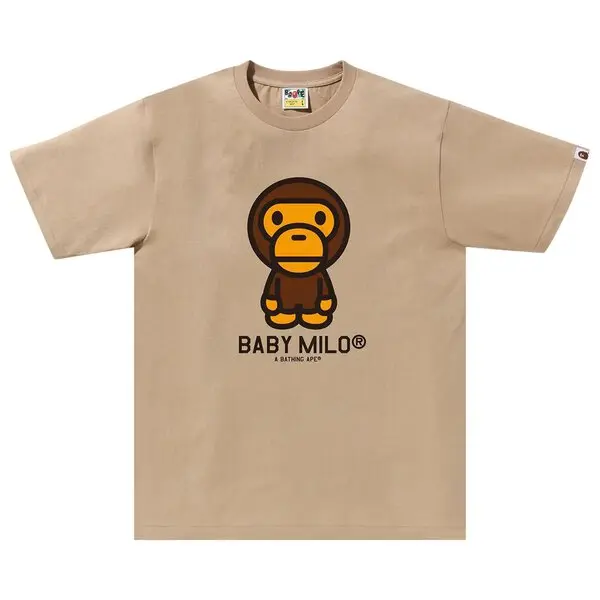 A BATHING APE Baby Milo Tee 'beige - Tan