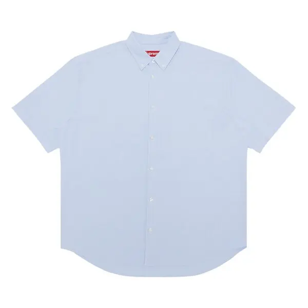Supreme Loose Fit Oxford Shirt - Blue | Editorialist