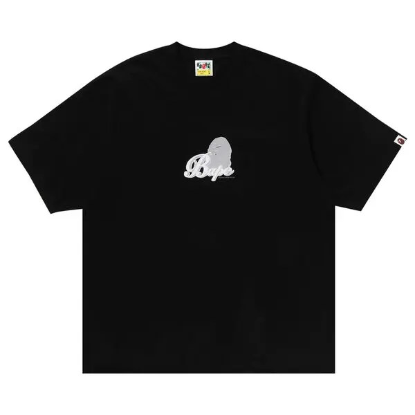 A BATHING APE 3d Art Ape Head Tee - Black