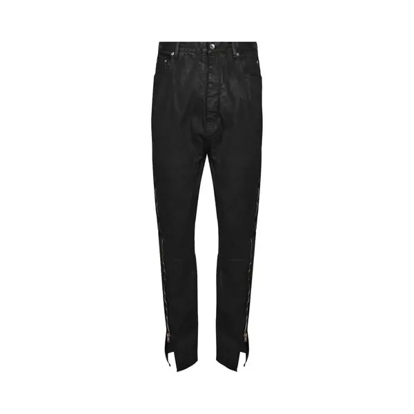 Rick Owens Denim Bolan Banana Pants - Black