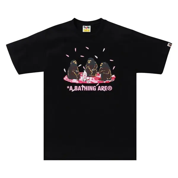 A BATHING APE Sakura Viewing Tee - Black
