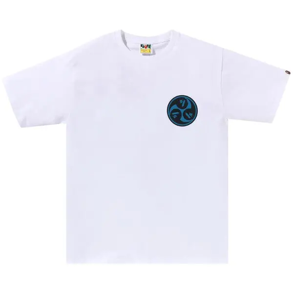 A BATHING APE Japan Culture Mitsudomoe Tee - White
