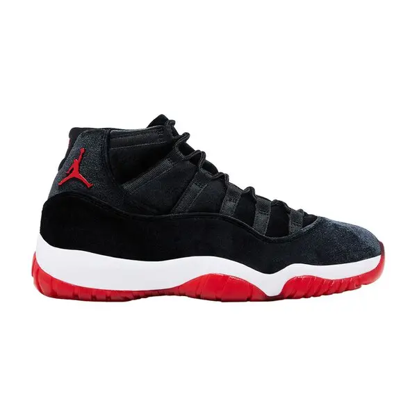 JORDAN Retro Velvet Sneakers - Black