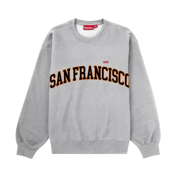Supreme San Francisco Crewneck - Grey