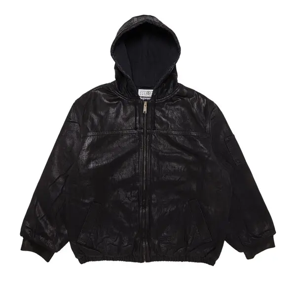 Supreme X Mm6 Maison Margiela Foil Hooded Work Jacket - Black