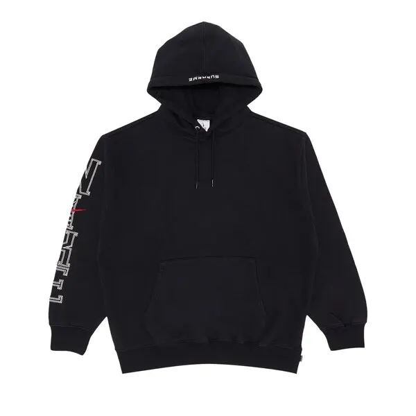 Supreme X Nike Hooded Sweatshirt - Black