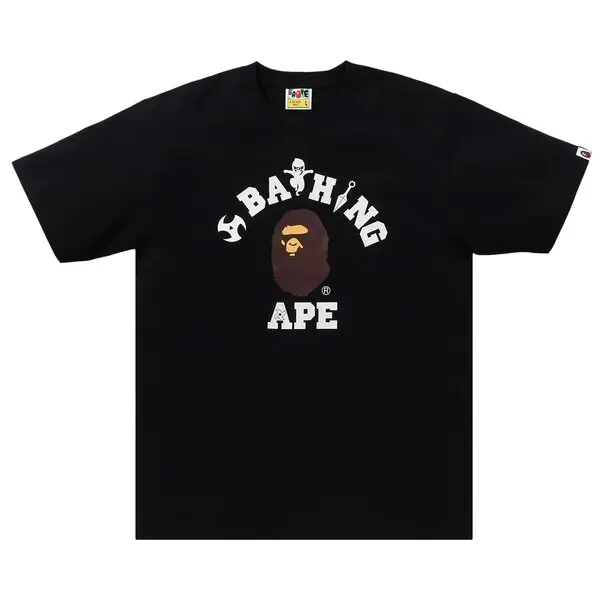 A BATHING APE Ninja College Tee - Black