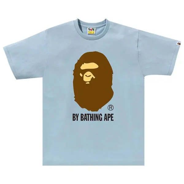 A BATHING APE By Bathing Ape Tee 'sax - Blue