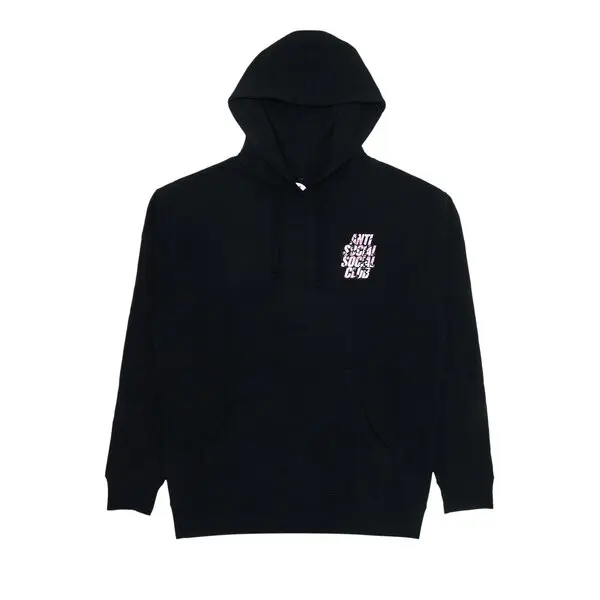 ANTI SOCIAL SOCIAL CLUB Blocked Pink Camo Hoodie - Black
