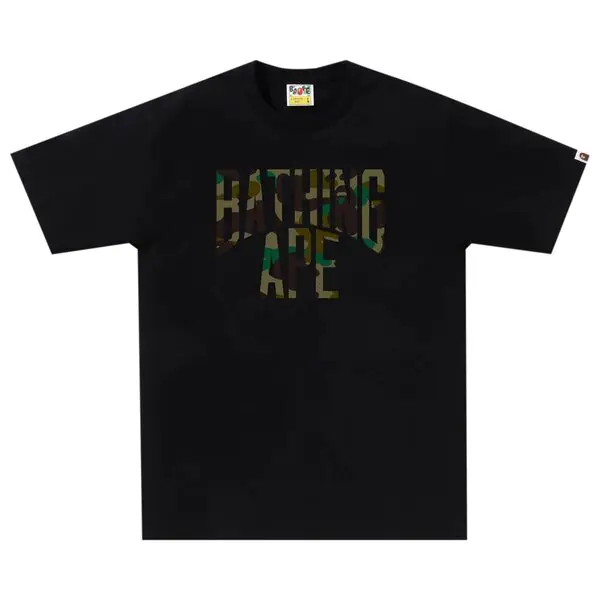 A BATHING APE 1st Camo Nyc Logo Tee /green - Black