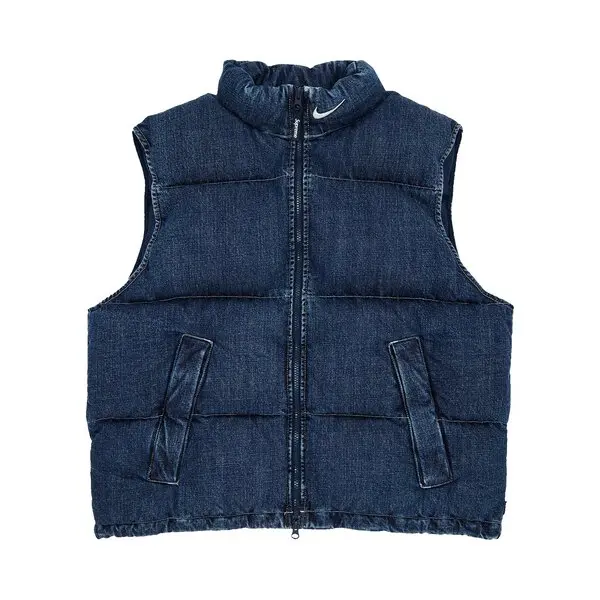 【希少】Supreme　シュプリーム　Patched Denim Vest　M Supreme Patched Denim Vest (SS21) - $148
