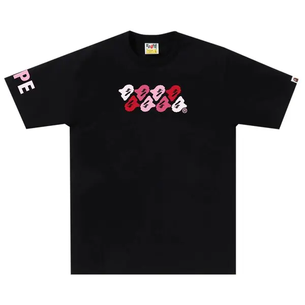 A BATHING APE Abc Camo Tee - Black