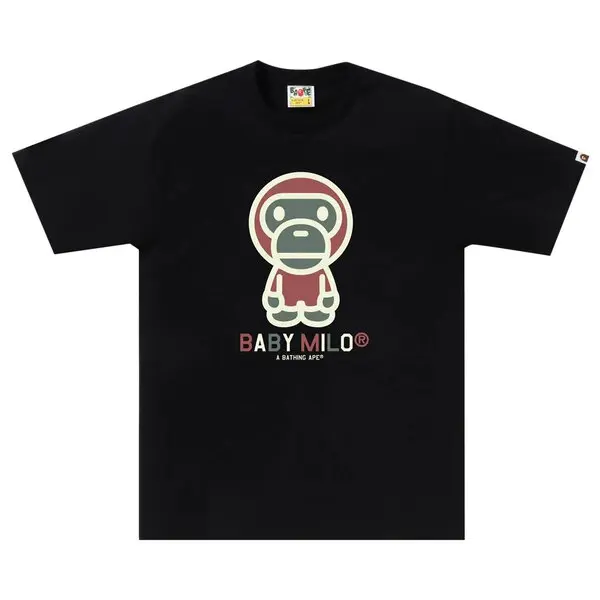 A BATHING APE Baby Milo Tee - Black