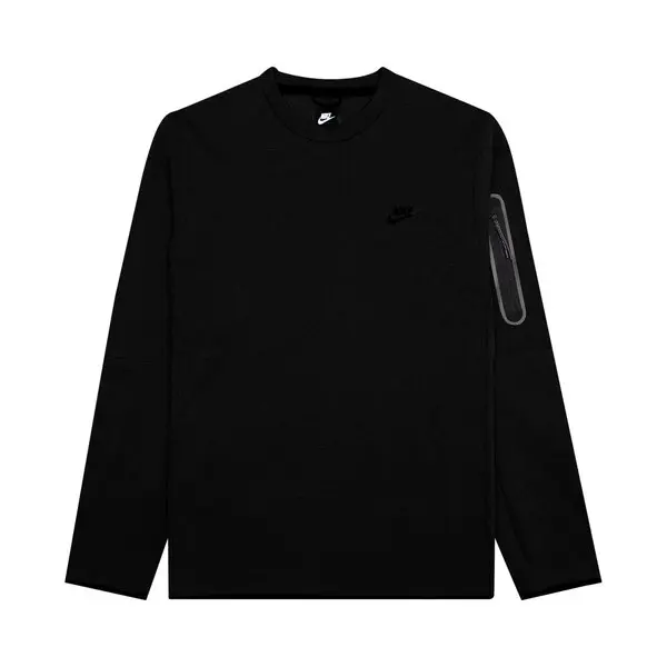 Nike Tech Fleece Crew Sweatshirt - Black